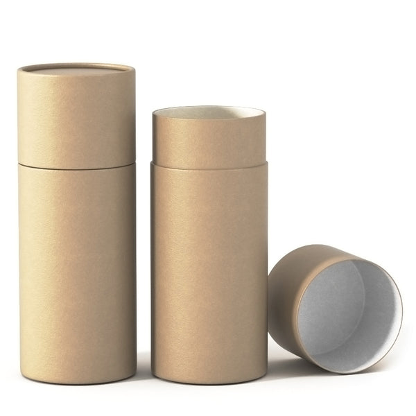 0.5 oz Push-Up Paper Tube - White - Paper Tube Co.