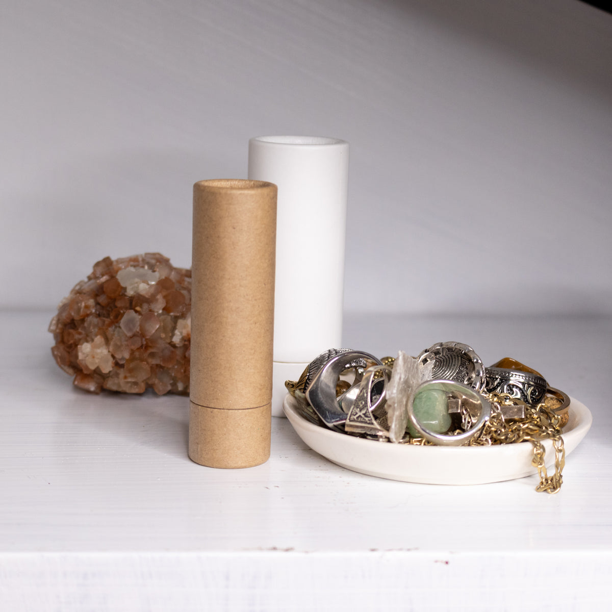 1 oz Push-Up Paper Tube - Black - Paper Tube Co.